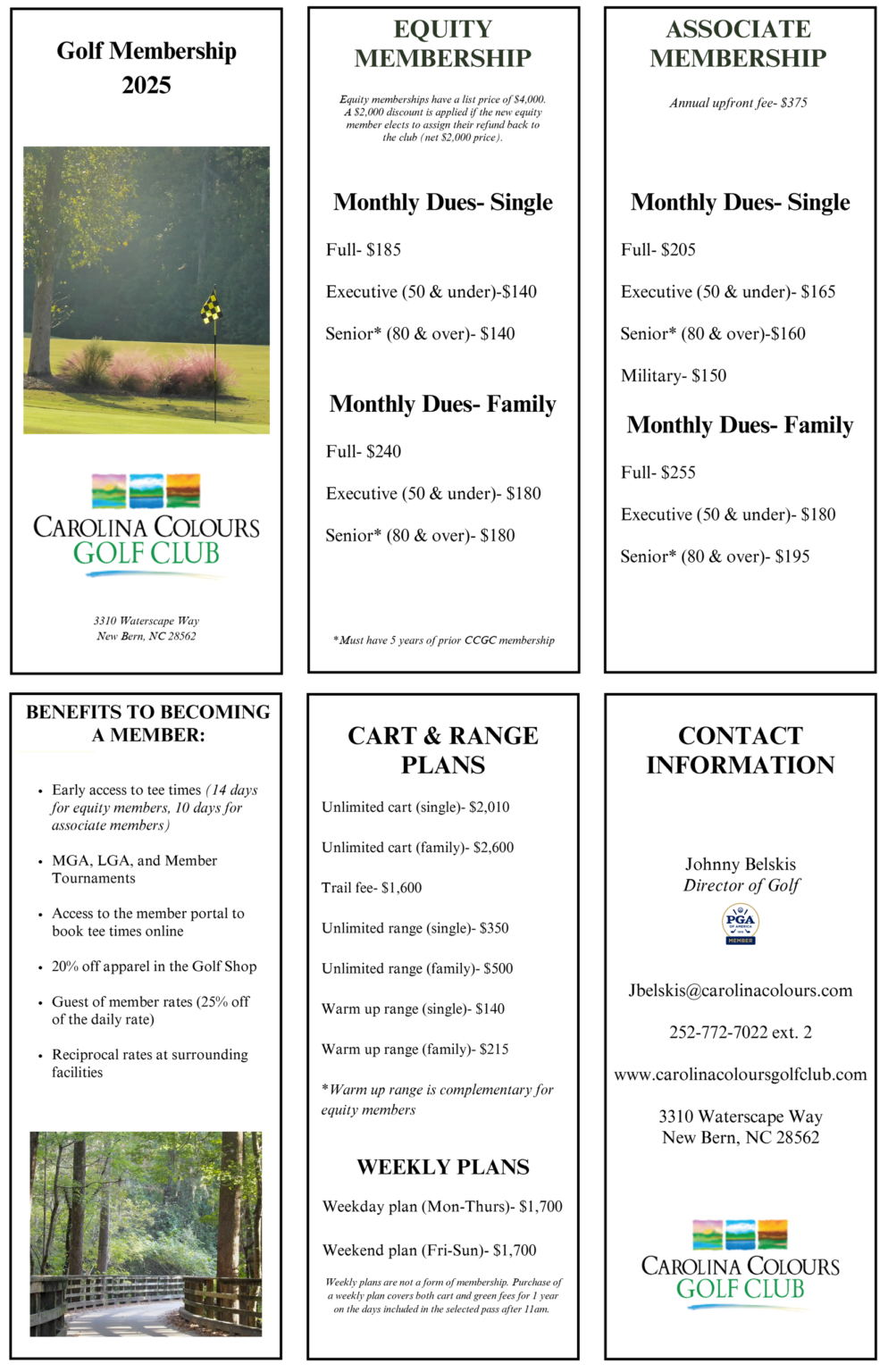 Membership – Carolina Colours Golf Club